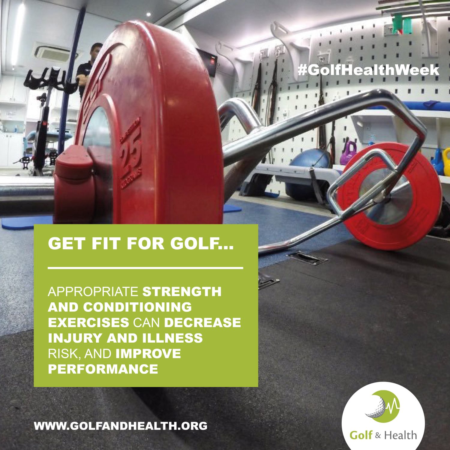 Get Fit For Golf [Infographic] – Fitness – #GolfHealthWeek [Square ...